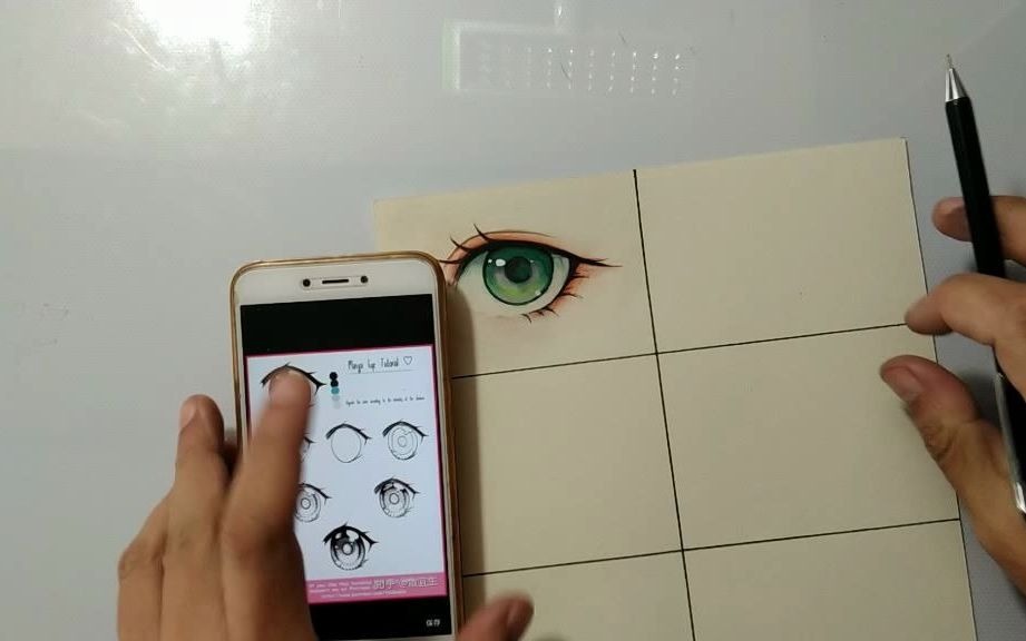 318水彩画眼睛这次先用钢笔勾线!如何起稿?如何勾线?如何初期铺色?