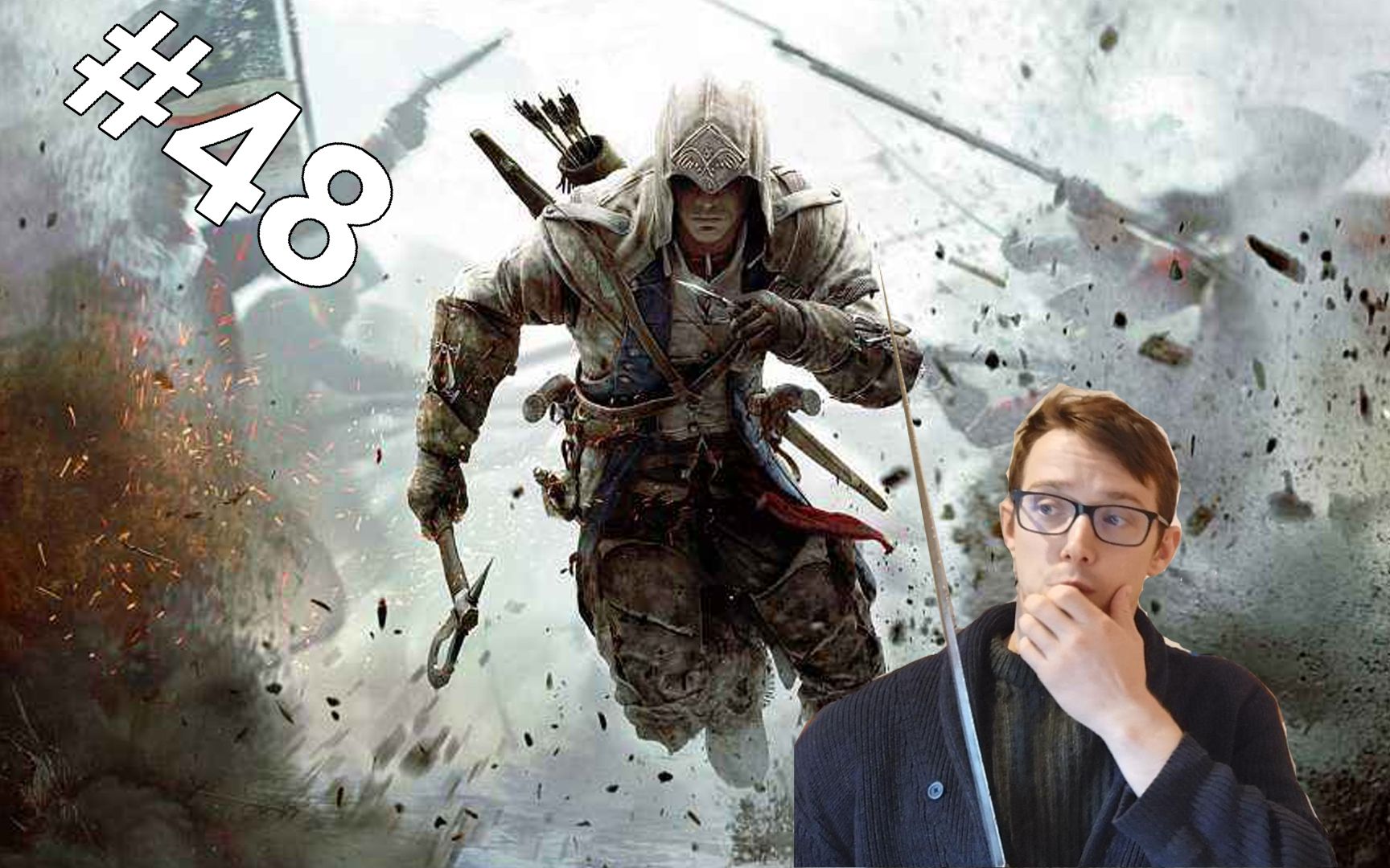 让真正的剑术教练看《刺客信条3》康纳战斗场面的反应!_单机游戏...