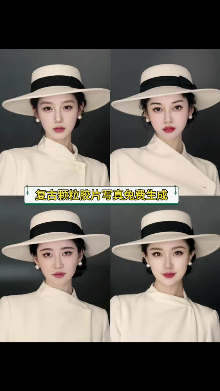 ai 复古颗粒胶片写真教程来了,#即梦ai #ai复古颗粒胶片写真 #ai胶片...