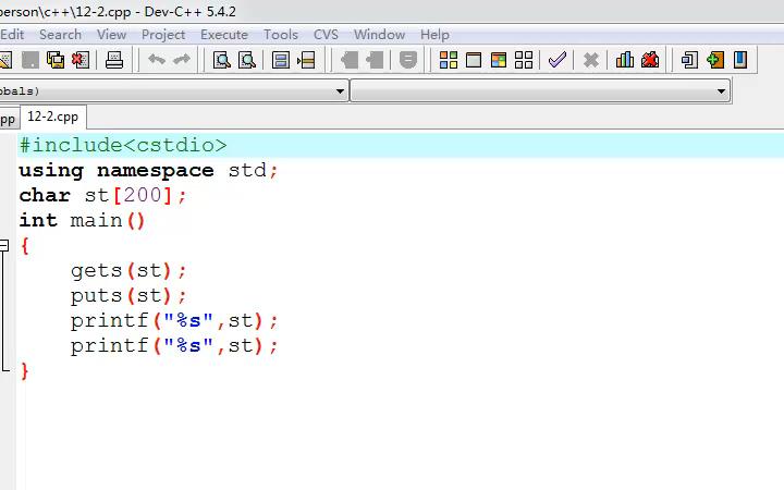 C++如何打印字符串复杂实例讲解