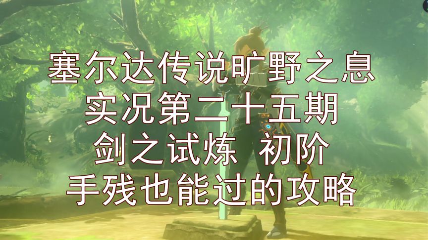 大师模式剑之试炼初阶攻略之手残版【塞尔达传说旷野之息 】