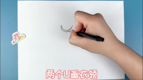 短袖插画,画休闲版儿童短袖插画