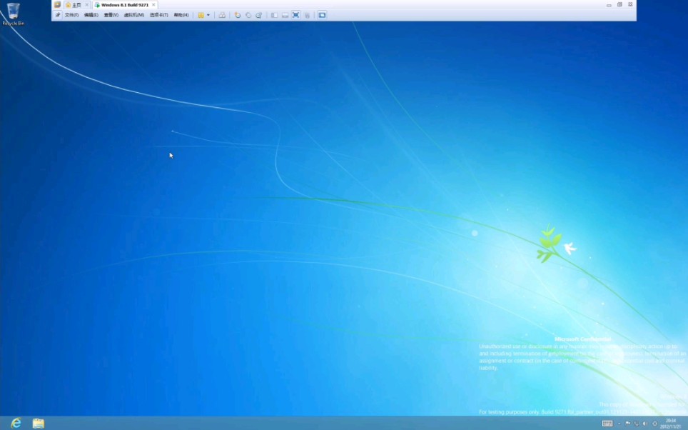 和windows 8 Build 7777一起泄露的系统,Windows 8.1 Build 9271,这...
