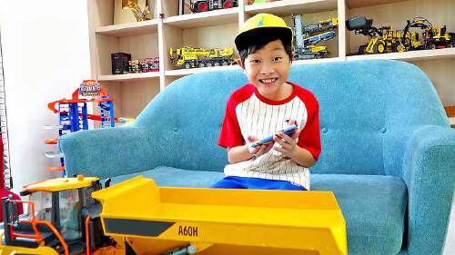 机械小天才爆笑挑战巨型卡车组装!萌娃拧螺丝现场翻车不断