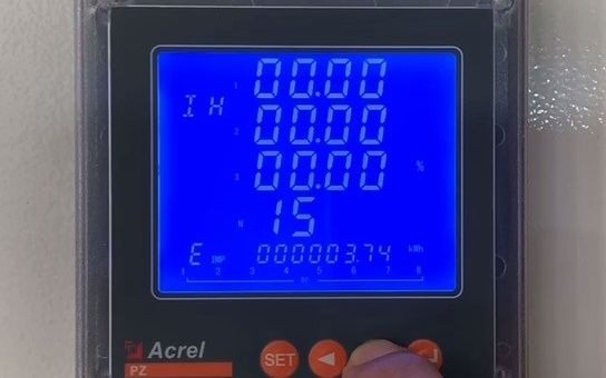 谐波表参数的查看方法
