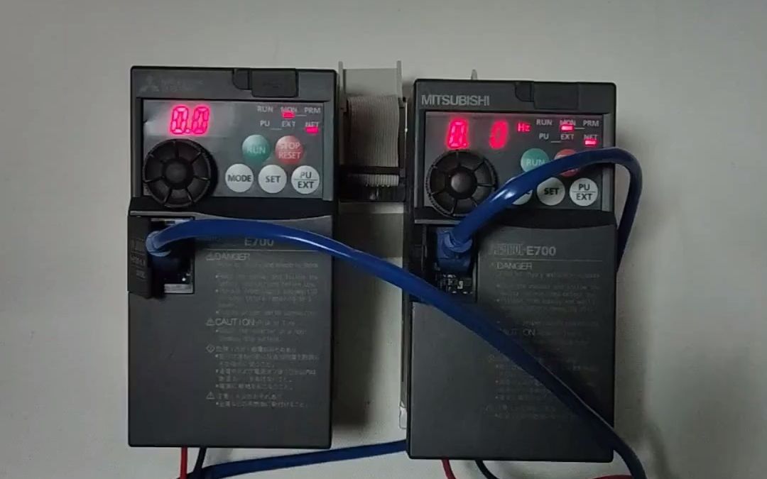 三菱fx3u与2台三菱变频器modbus rtu通讯CRC程序
