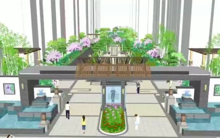 草图大师中式小区建模视频 草图溜溜 创作