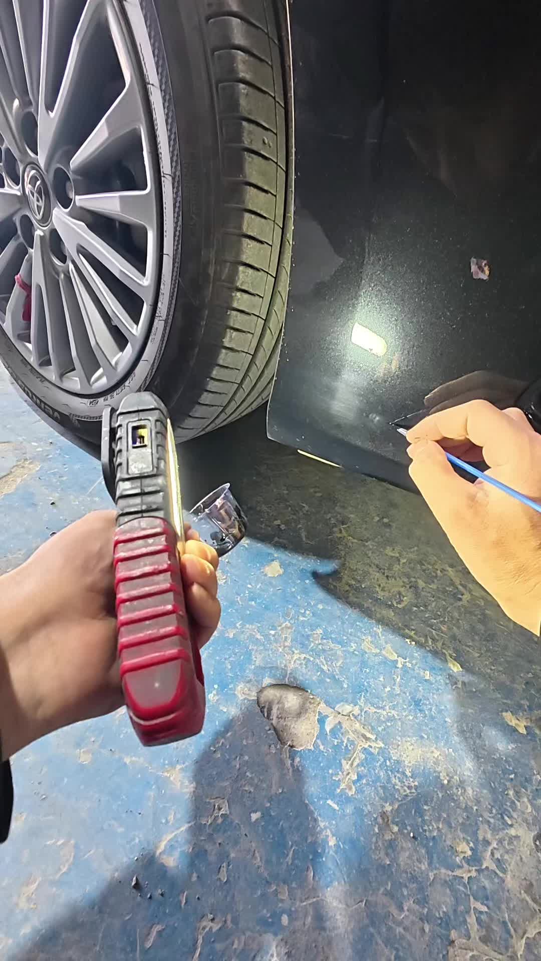 为粉丝修复小划痕 #汽车划痕修复 #汽车知识 #保留原车漆