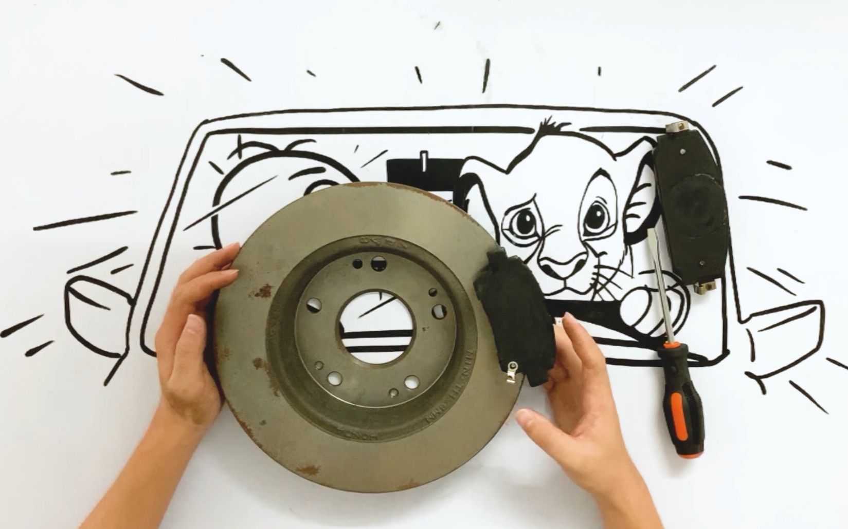 硬核分析,汽车刹车盘为什么会生锈?会有什么危险吗?