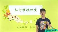 初中语文·中学写作技巧(北京大学讲师:刘派) 第29集 如何修改作文