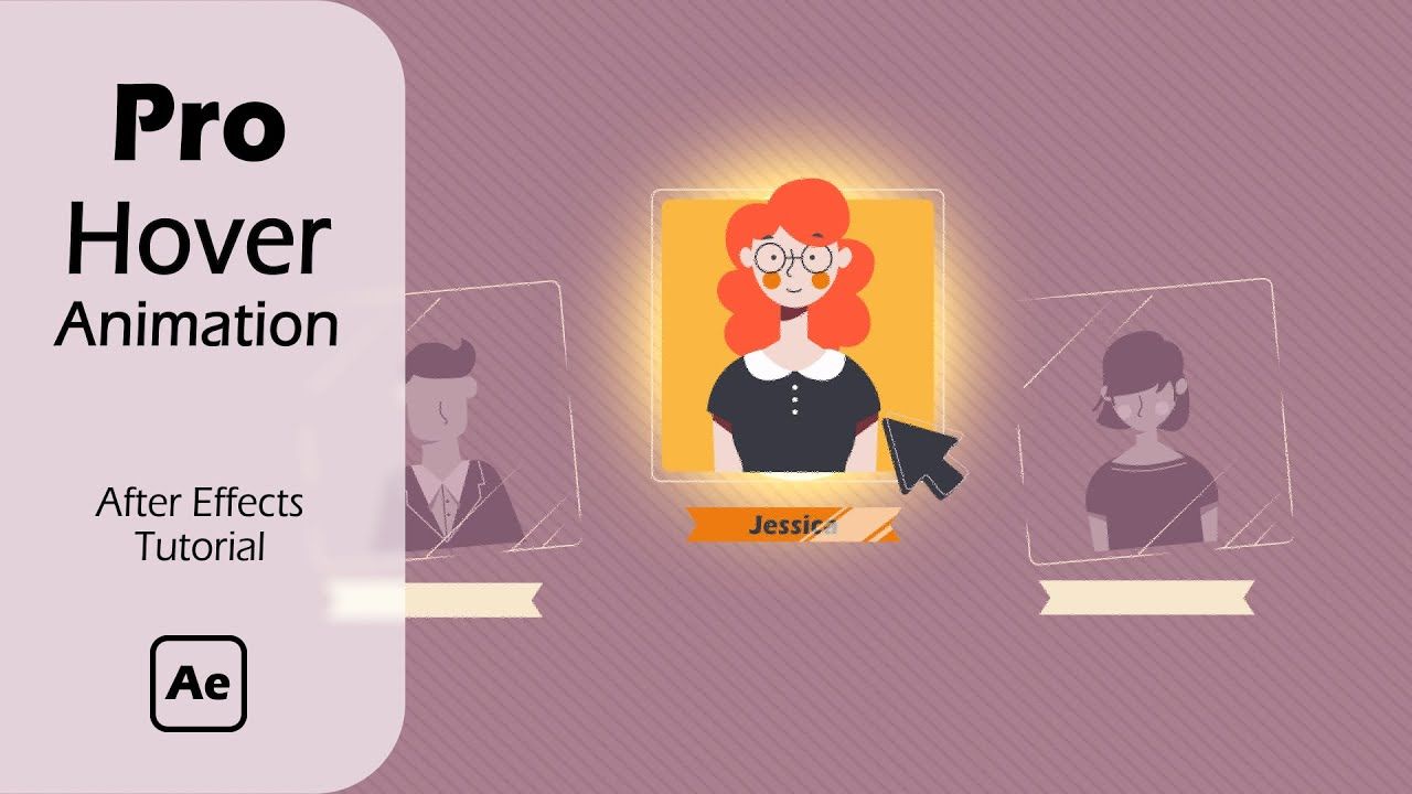 MG教程 | 制作鼠标悬停缩放点亮动画