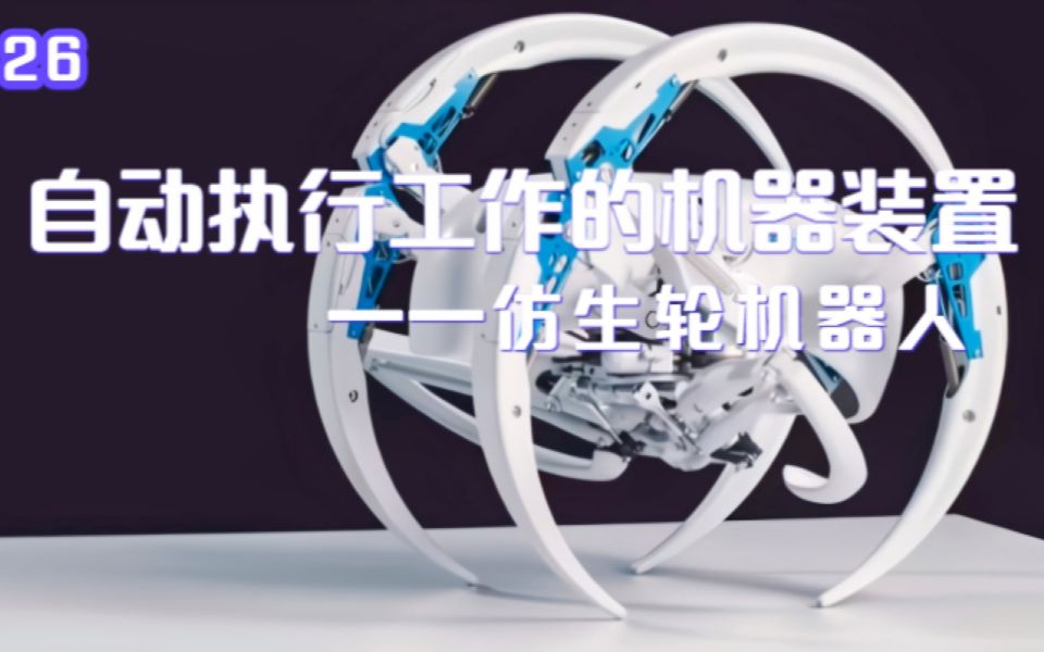 自动执行工作的机器装置:仿生轮机器人
