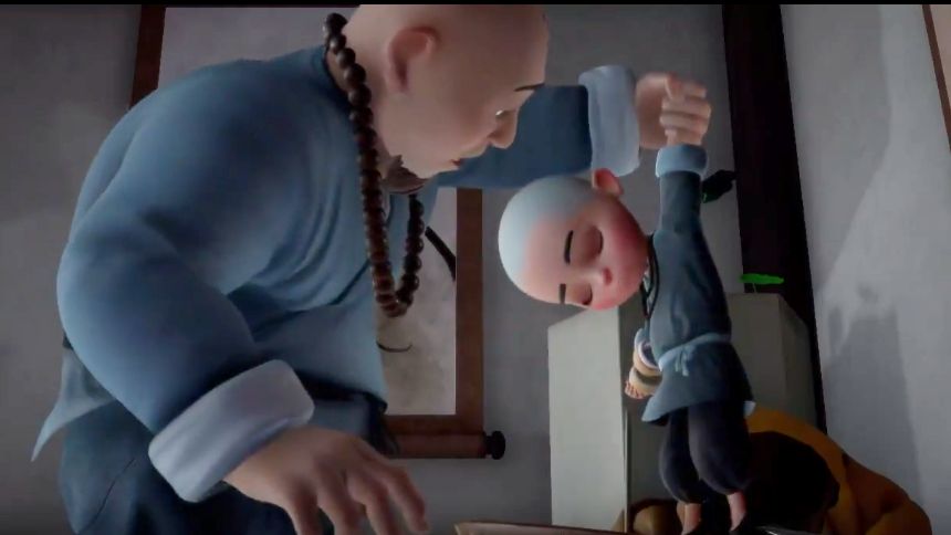 一禅小和尚:小和尚玩累了睡着沉,老和尚以为一禅领盒饭了