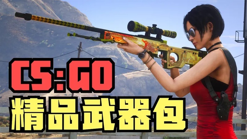 全版本 25把武器 CSGO武器包 蝴蝶刀 爪子刀 AWM巨龙传说