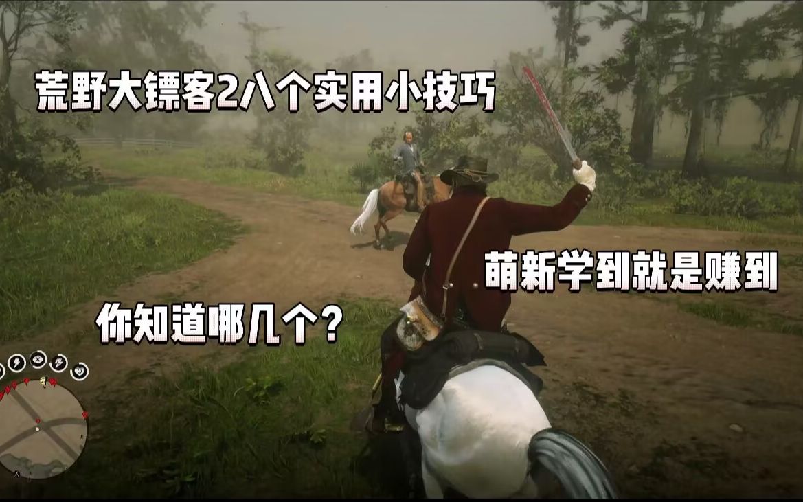 荒野大镖客2:八个实用小技巧,萌新学到就是赚到_荒野大镖客_游戏集锦