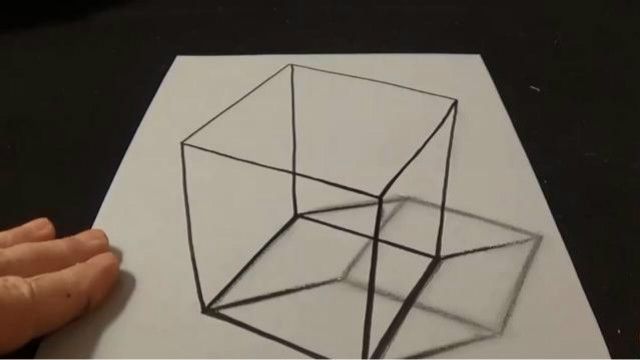 3D绘画，12条线就能画出立体感！