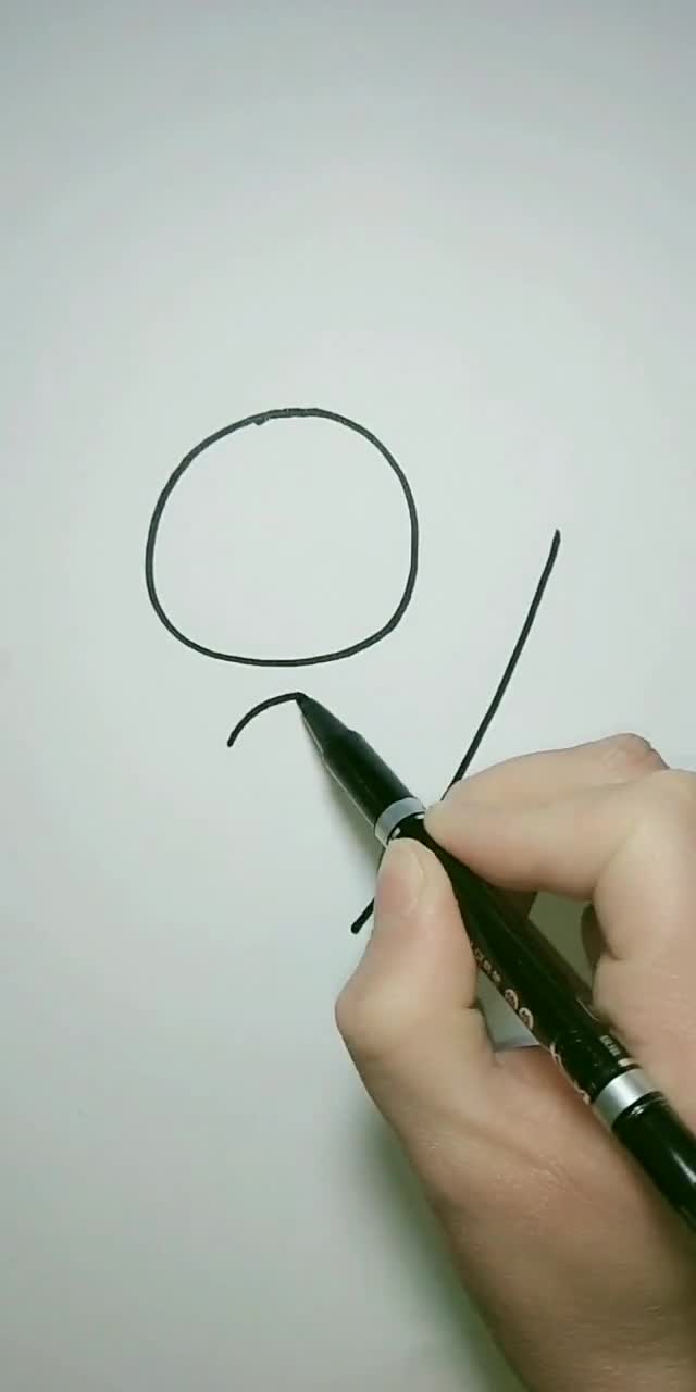 数字021画兔子 ,简笔画