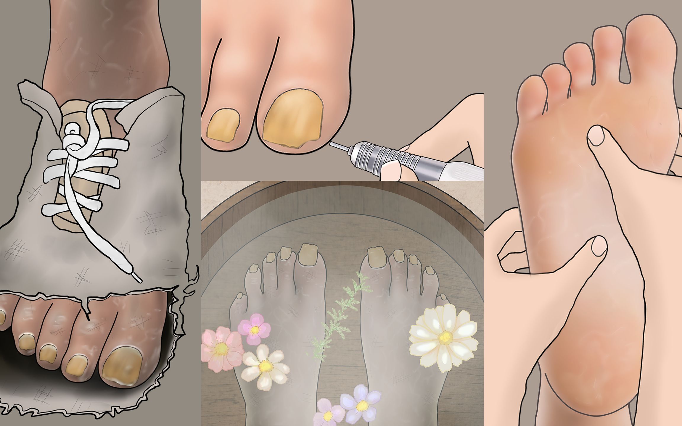 这脚真该修了!足部护理去角质全过程 | 定格动画 | 解压动画
