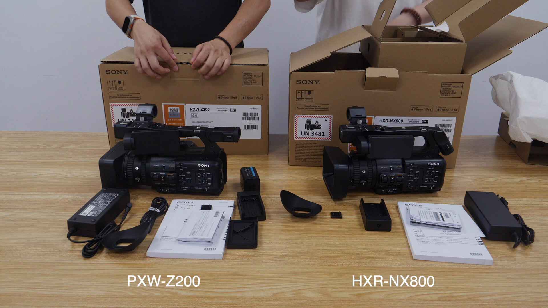 索尼/SONY PXW-Z200 HXR-NX800 开箱视频