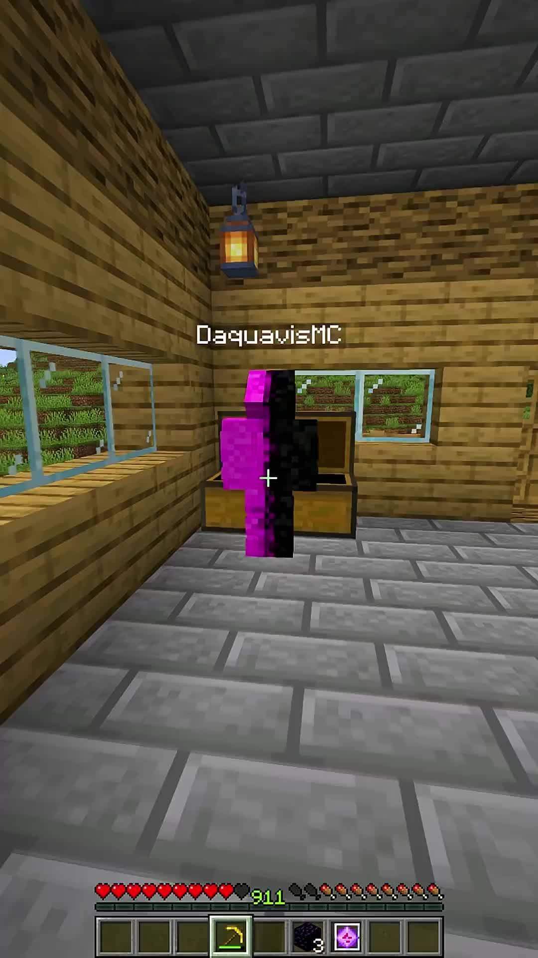 我的世界木屋内部