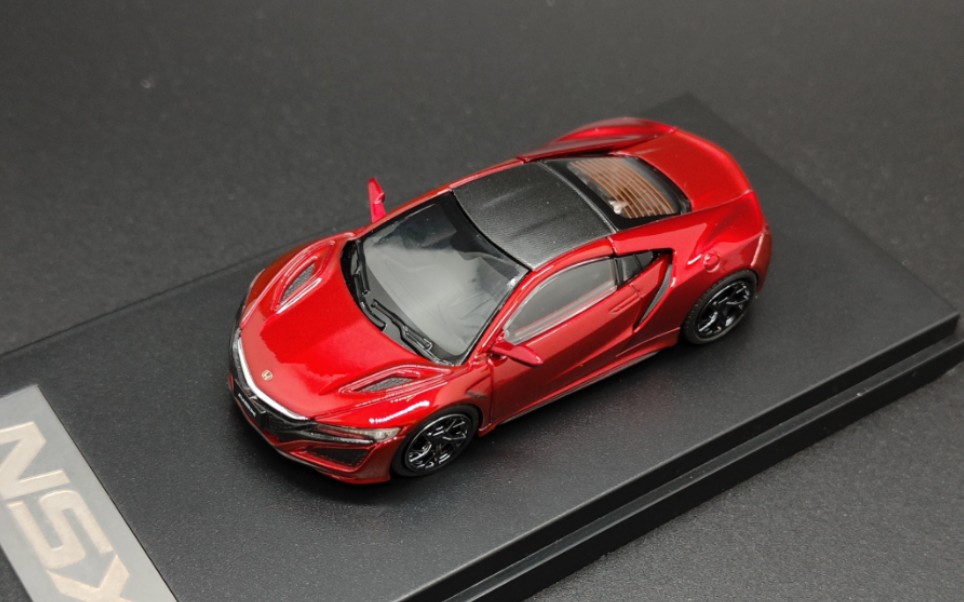 LCD 1:64 本田NSX 讴歌 HONDA NSX合金车模 红色 展示