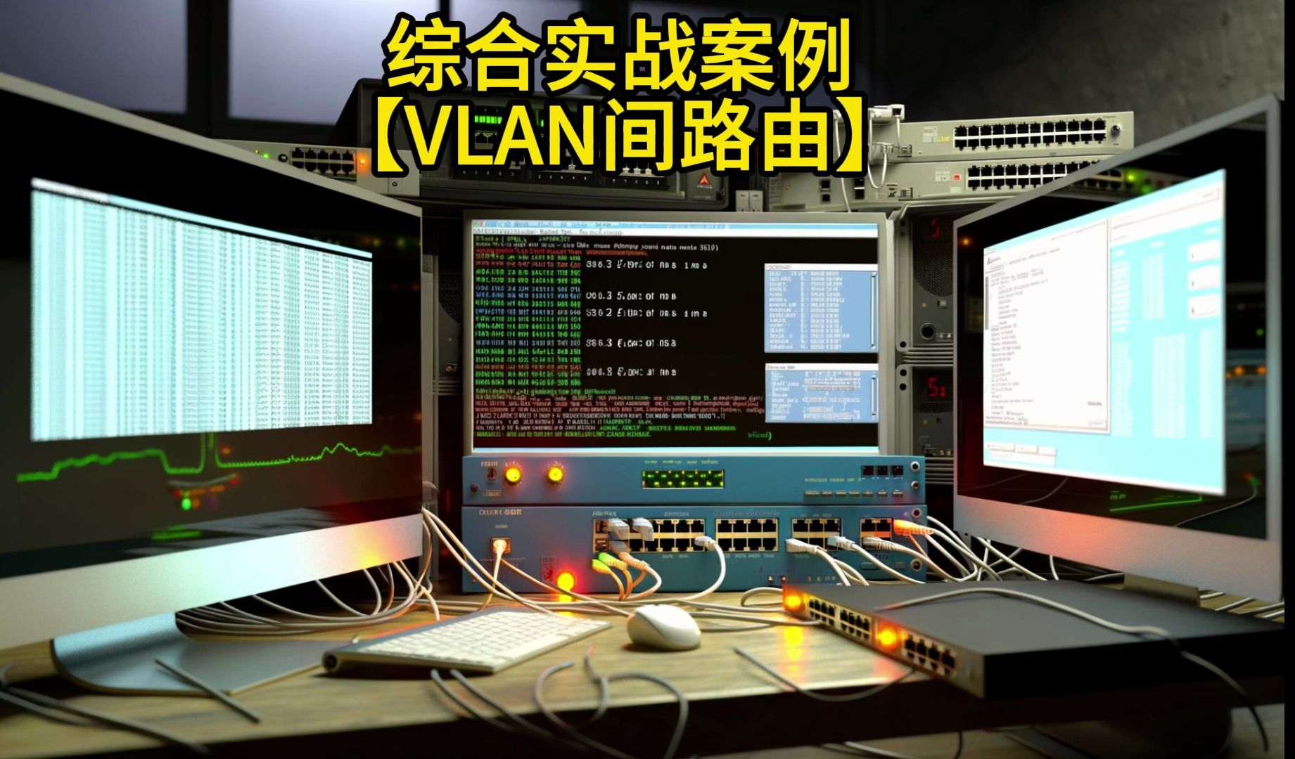 8. 配置VLAN间路由