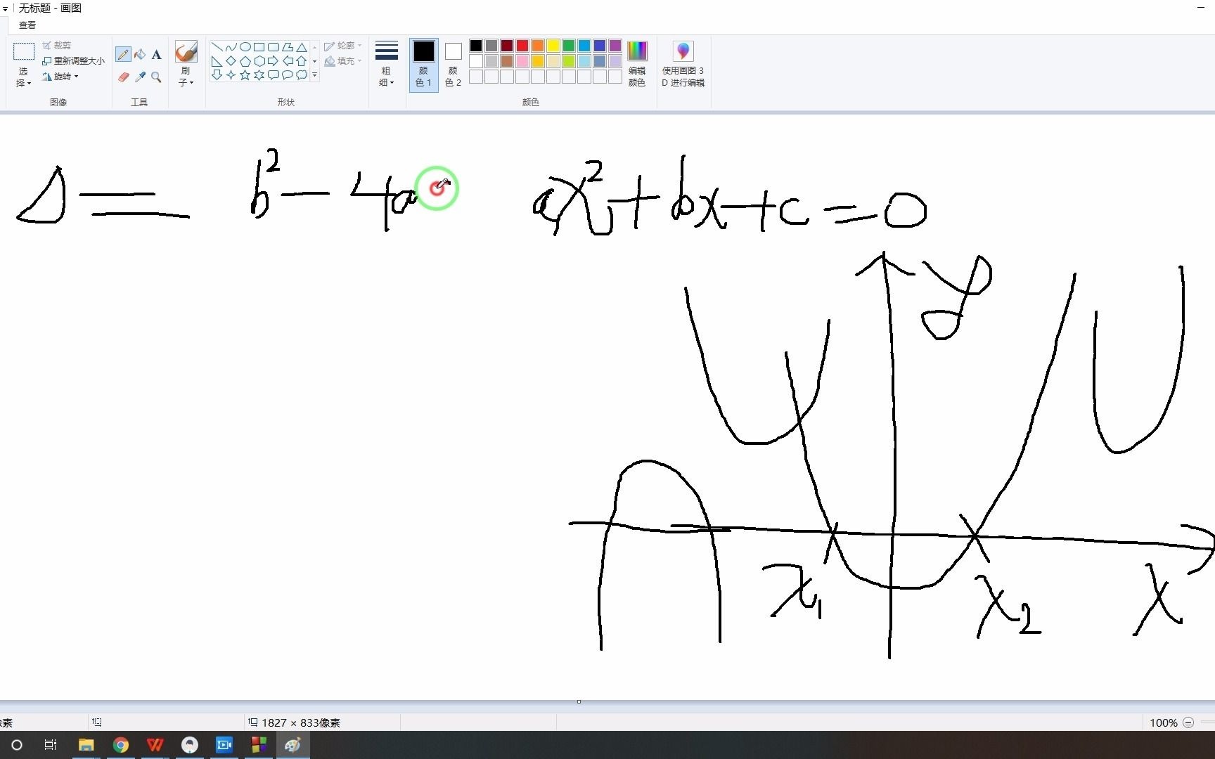 【C语言】第3章(6)求一元二次方程的两个根.