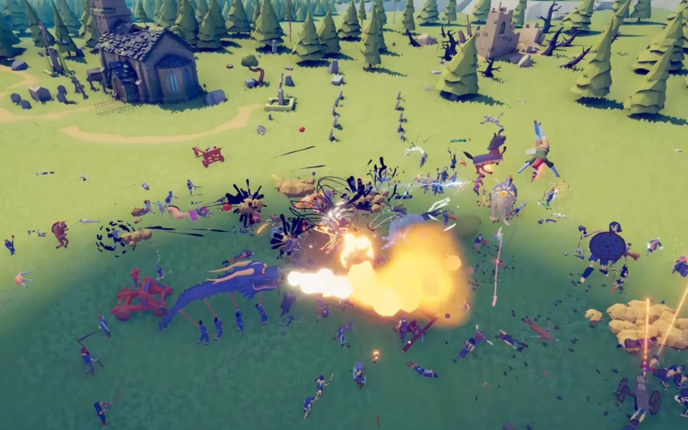 全面战争模拟器:光明农民VS全部兵种+黑暗农民 你相信光吗