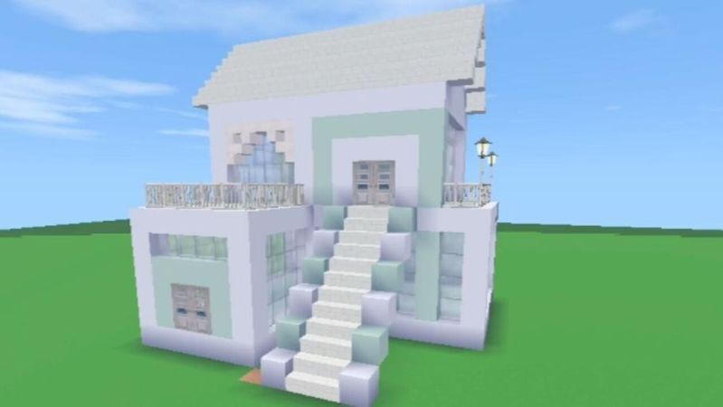 迷你世界建筑教程:教大家盖简易抹茶小别墅