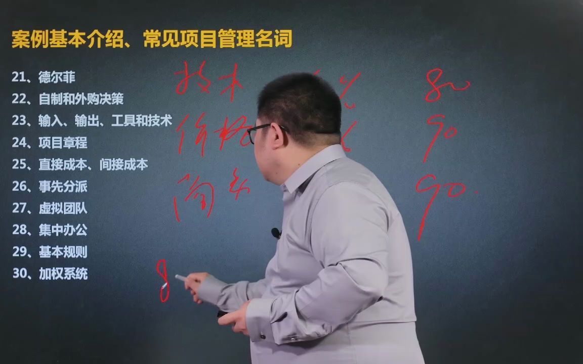 马军老师软考中级系统集成项目管理师工程:案例基本介绍、常见项目...