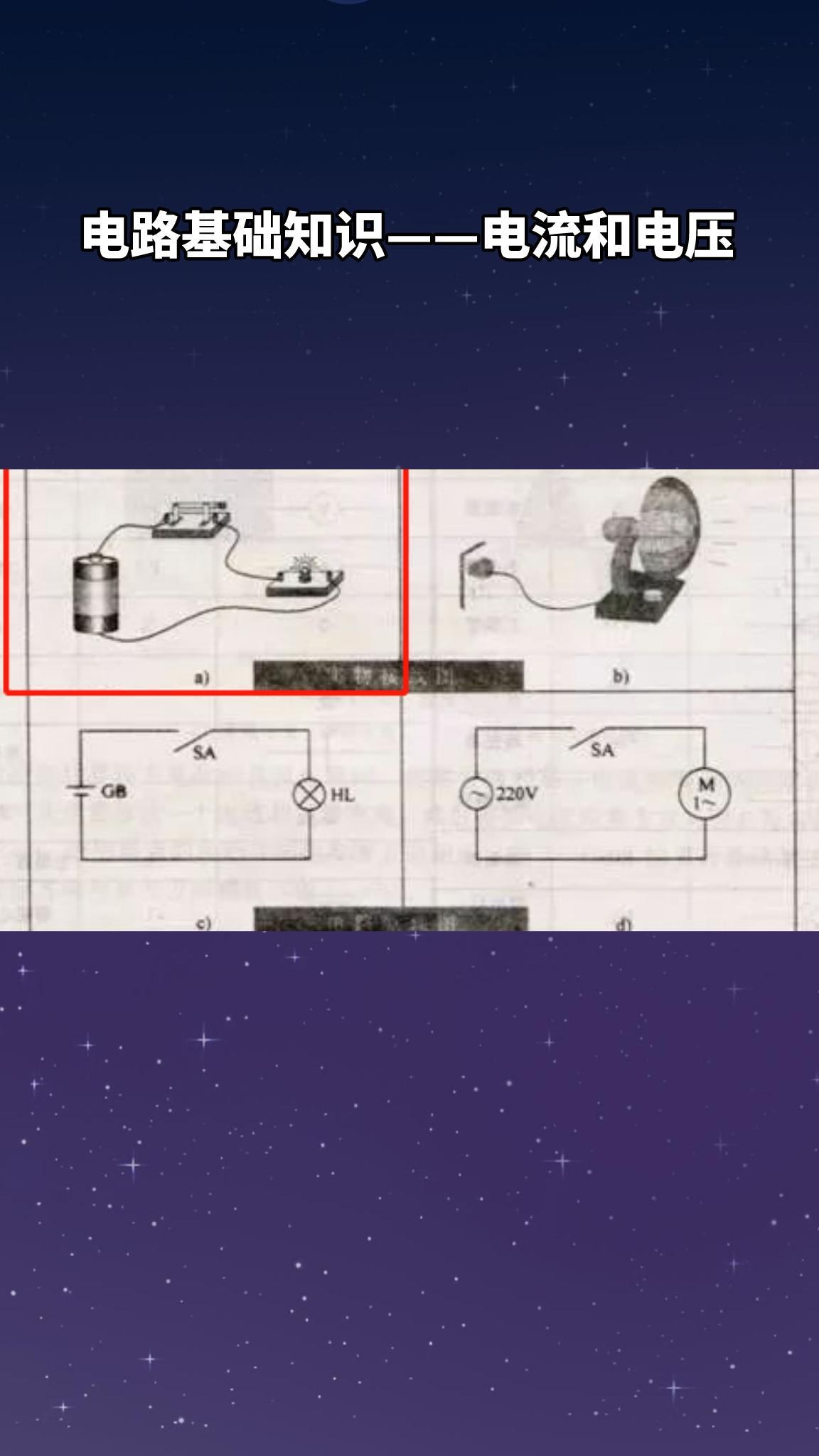 电路基础知识--电流和电压