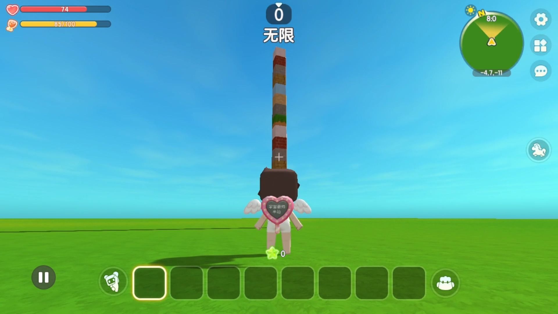 迷你世界:老玩家都会的经典百段跳来了