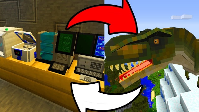 魔哒我的世界模组03:如何在MC世界里培养侏罗纪恐龙