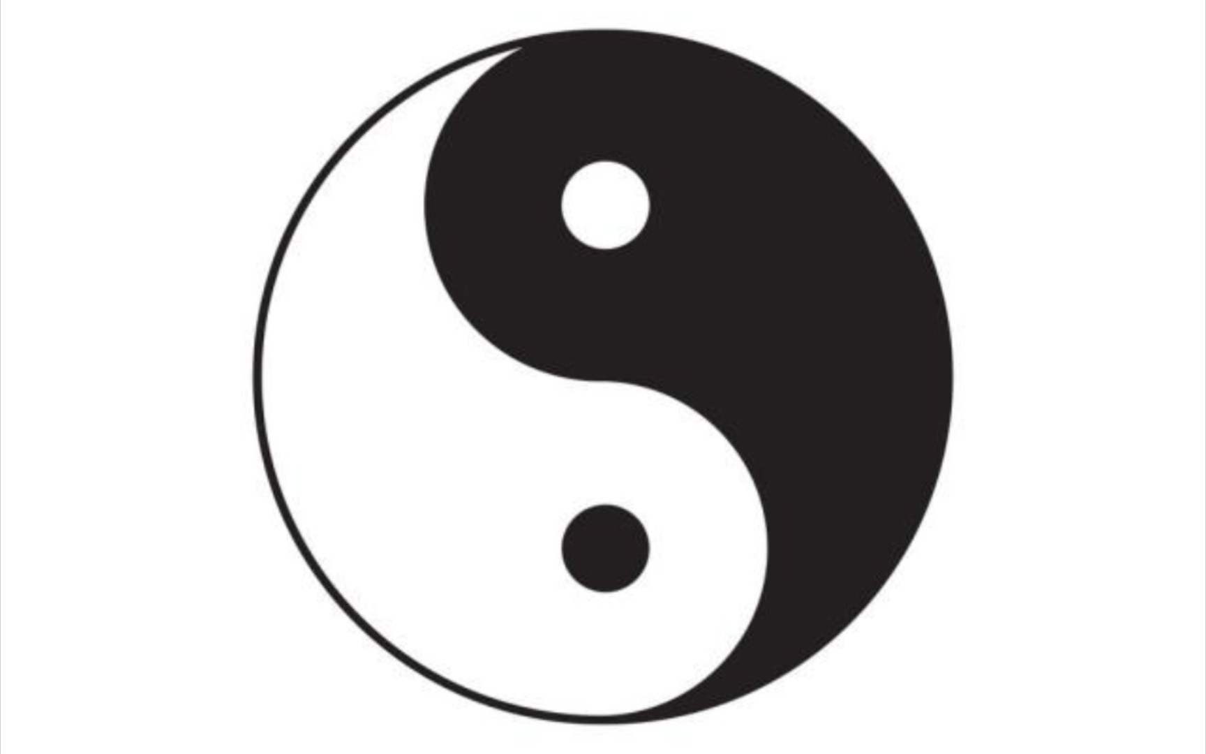教你用尺规作图画出太极☯️/阴阳