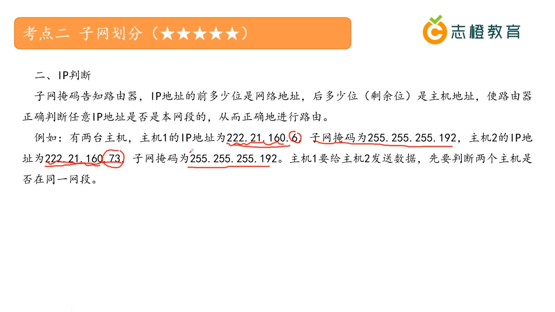 国考(金管局)金融监管计算机类 第一章:计算机网络技术 第四节:IP地址...