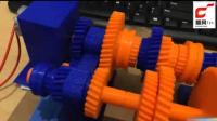 3D打印的汽车变速器齿轮组合, 解开了我多年对汽车变速的疑惑
