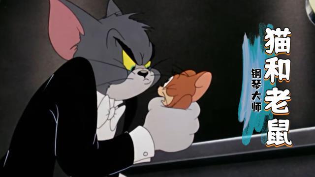 猫和老鼠:汤姆手把手教你弹钢琴,感受琴声带来的不一样的感觉