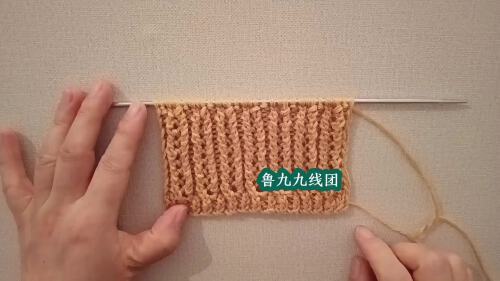 毛线编织漂亮的蚯蚓虫花样成品效果比图片更漂亮