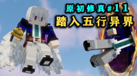 进入五行异界!挑战炽炎上人!我的世界原初修真