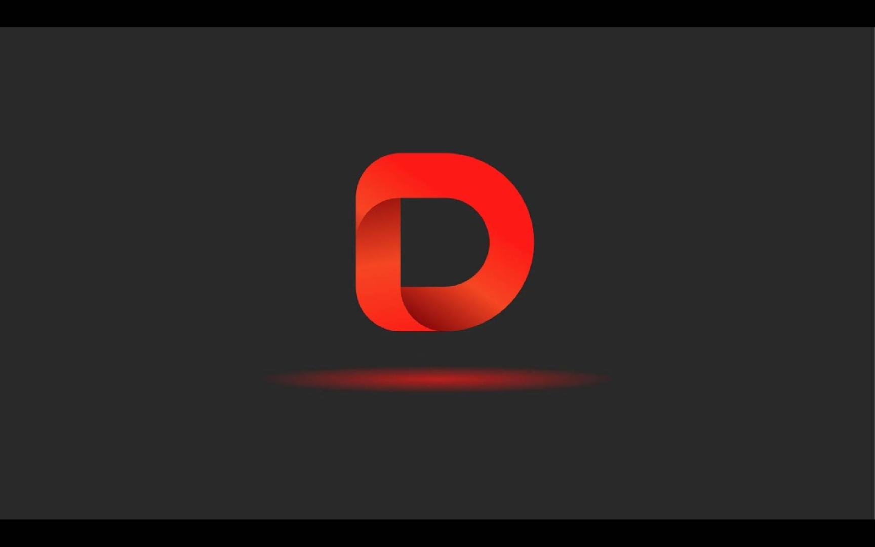 Adobe Illustrator教程:现代D字母标志设计