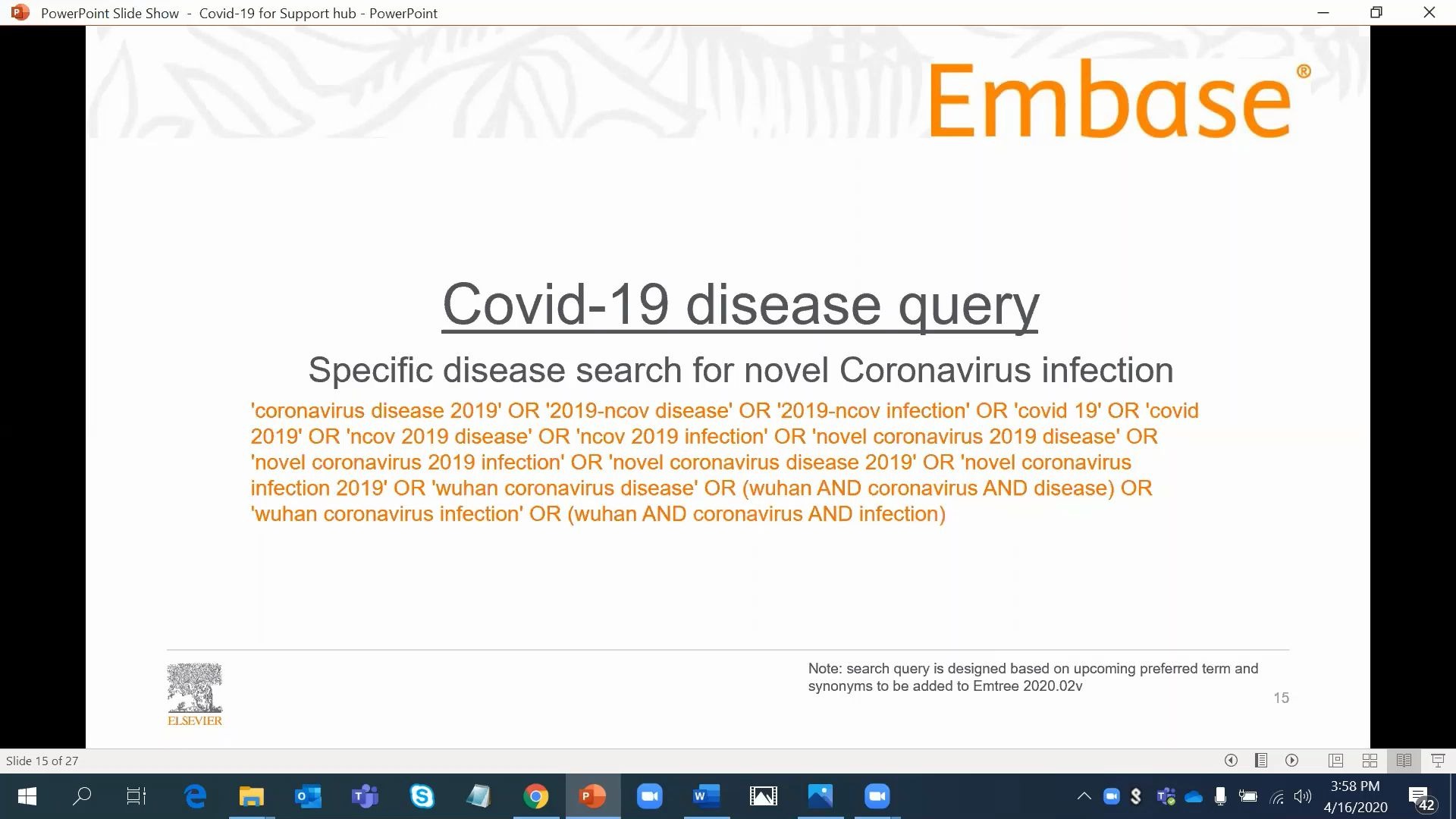 【运用Embase检索COVID-19相关文献】冠状病毒引发疾病的相关...