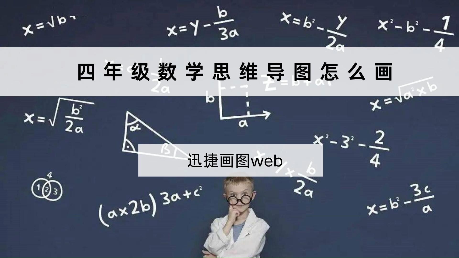 四年级数学思维导图怎么画?这个模版点击即用