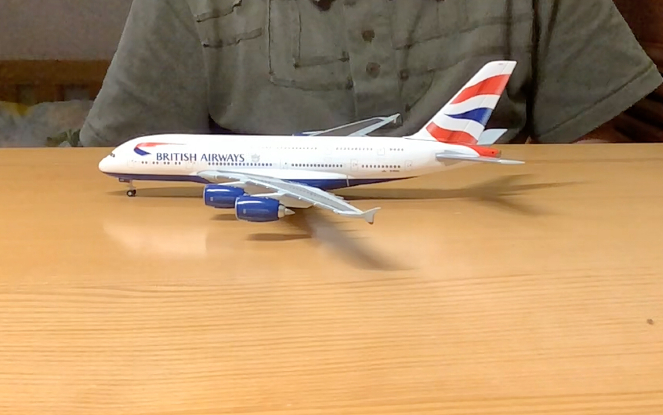 英国航空A380飞机模型
