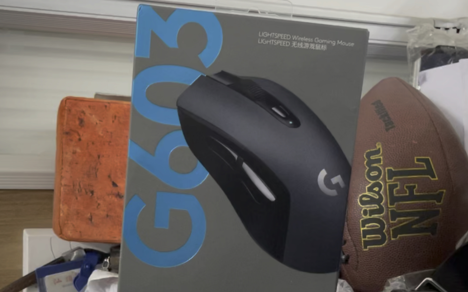 爱撕机膜人.罗技G603开箱