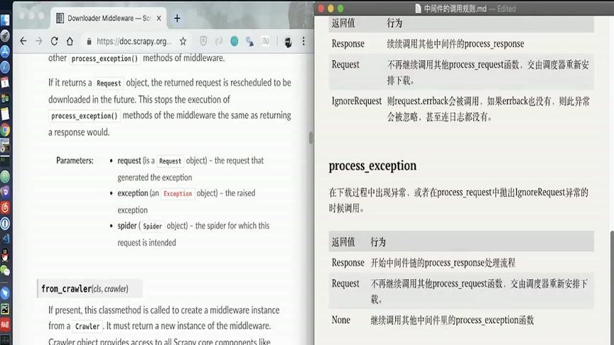 Python教程:第620讲,scrapy架构及中间件的机制2