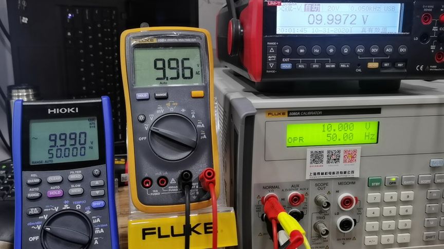 FLUKE福禄克15B+万用表,序列号47571304WS,买了快一年后检测