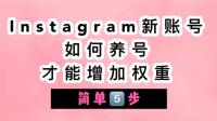   新注册的Instagram账号如何养号才能增加权重不被封号?只需5步哦