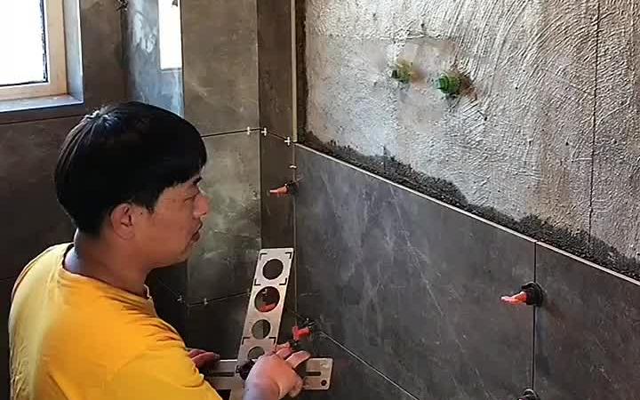 铁邦十二线水平仪 干打瓷砖钻头 万向定位开孔器