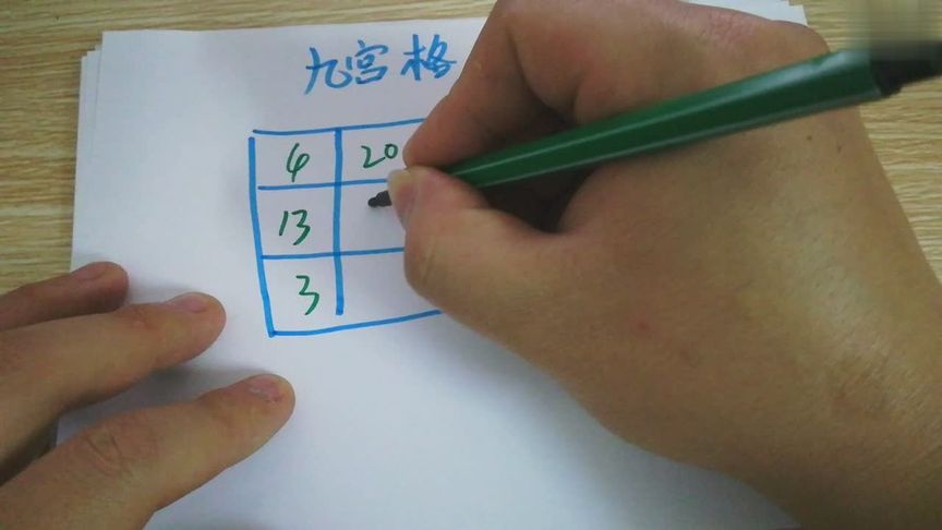 九宫格奥数题,数学科代表看了都说不会,学霸只用了30秒