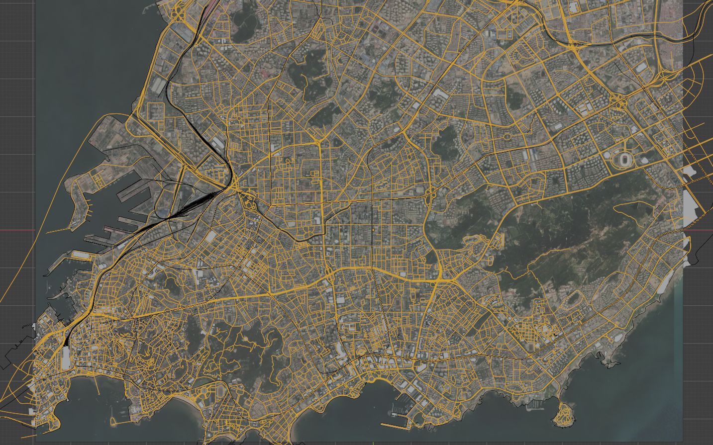 教你使用blender gis导出shaperfile 文件使用在arcgis